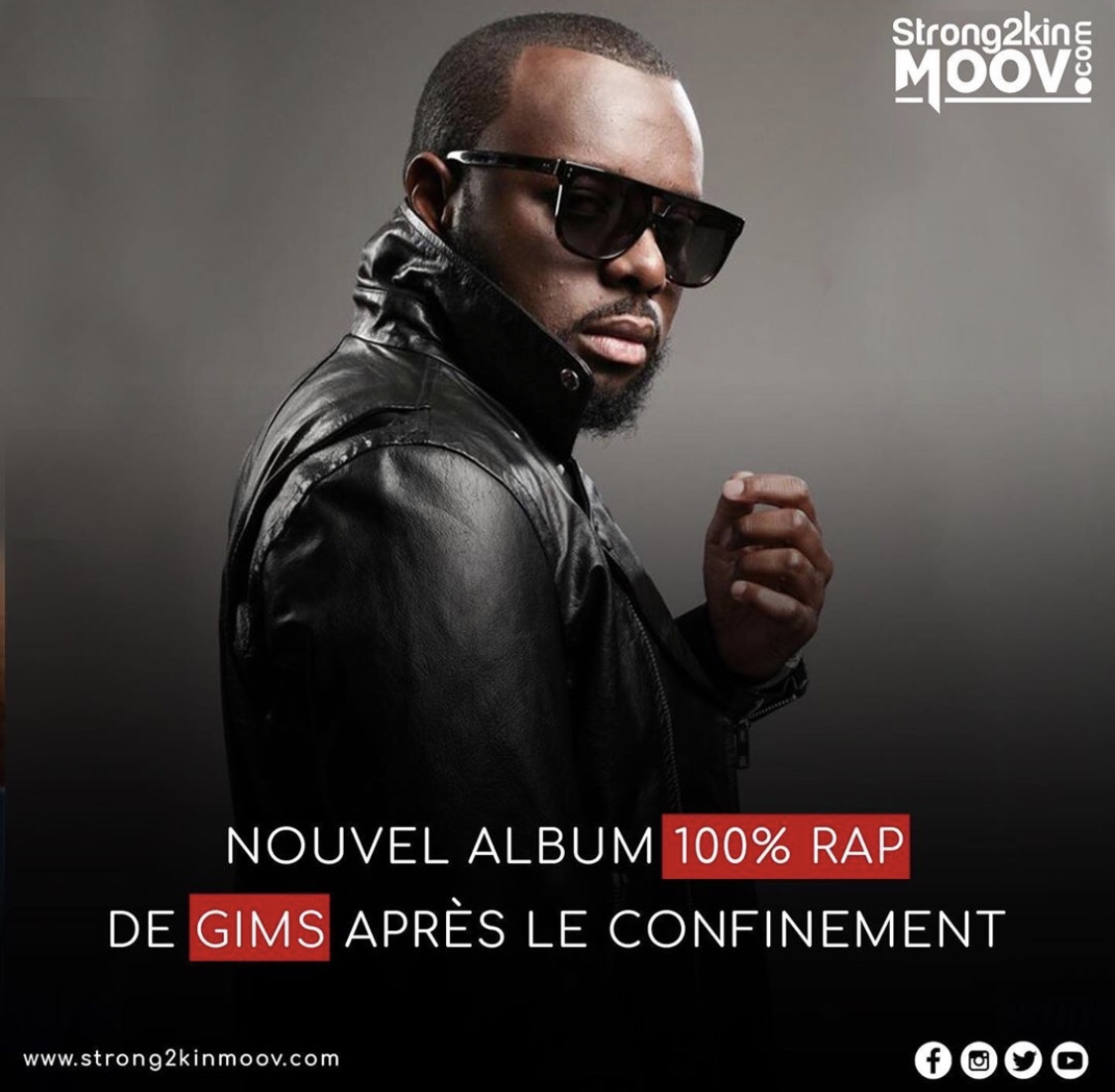 L’album 100% rap de Gims sera disponible au mois de… - Strong2kin Moov